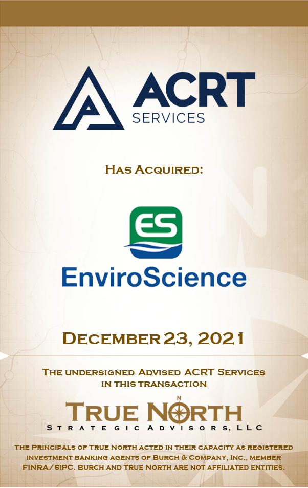 True North Transactions: ACRT - EnviroScience