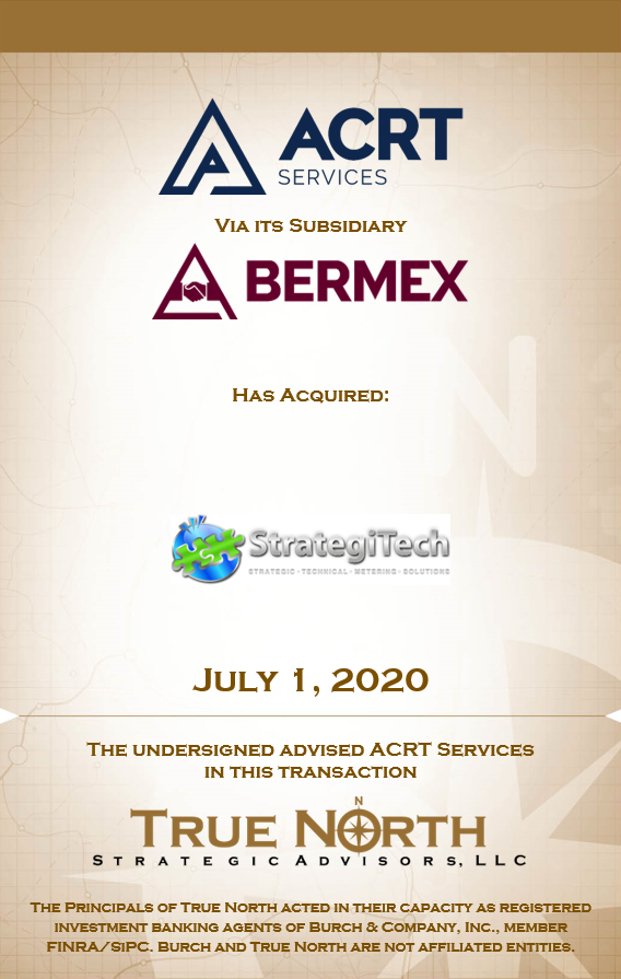 True North Transactions: Summit Outdoors - ACRT - Bermex - Strategitech